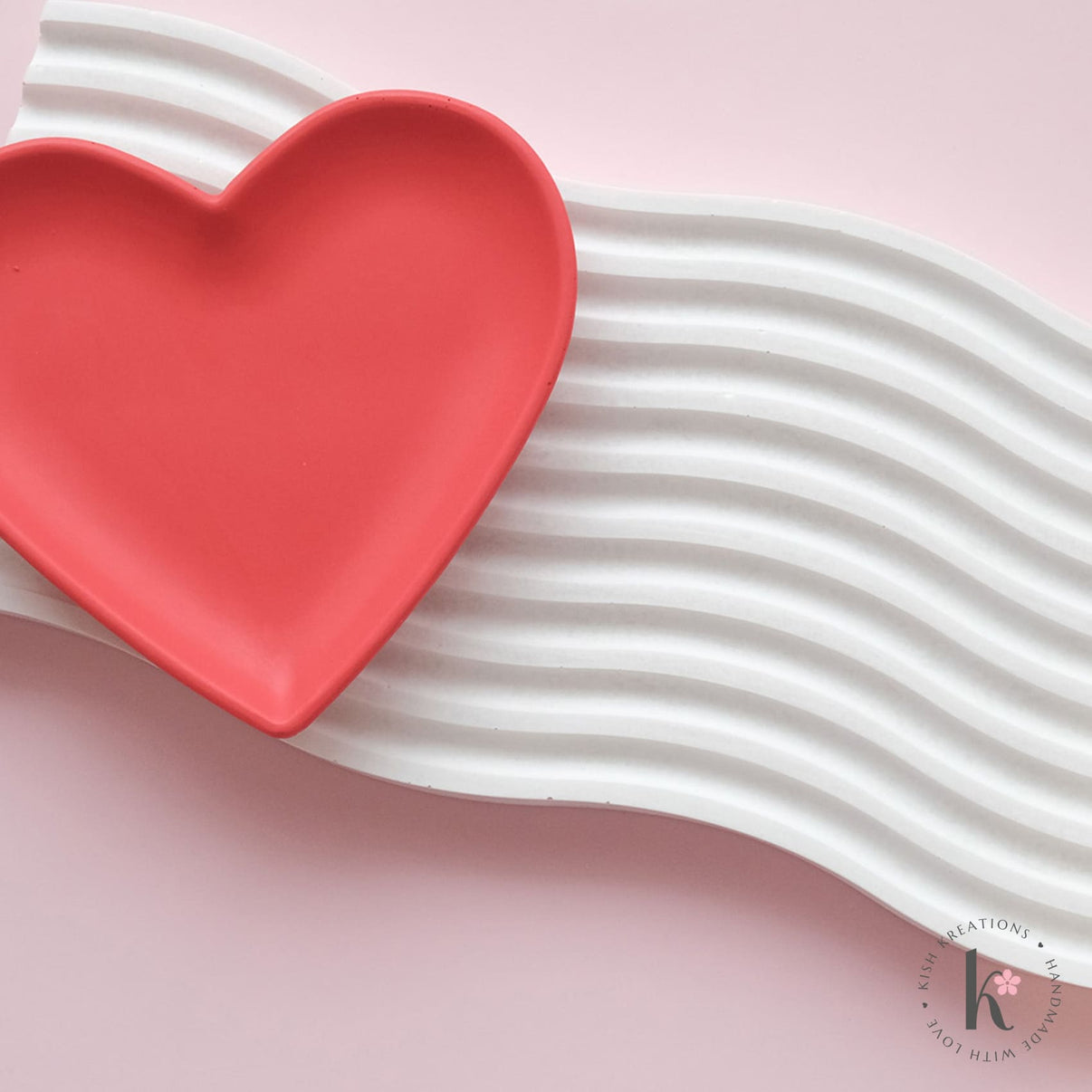 Wave Decorative Tray | Plain Design – Kish Kreations